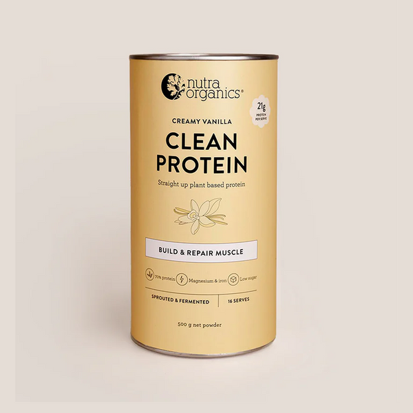 Nutra Organics - Clean Protein Creamy Vanilla - 500g – Bohemian Quest