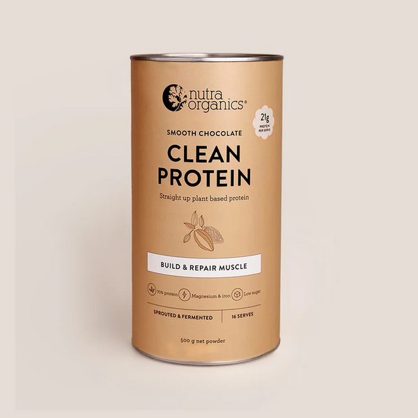 Nutra Organics - Clean Protein Smooth Chocolate - 500g – Bohemian Quest