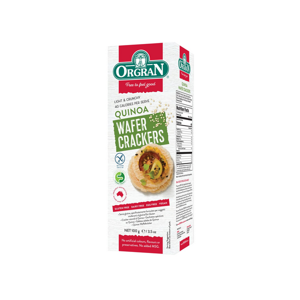 Orgran - Quinoa Wafers - 100g – Bohemian Quest