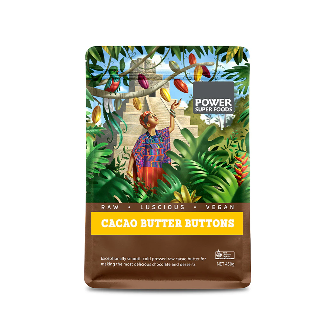 Power Super Foods - Cacao Butter Buttons - 450g – Bohemian Quest