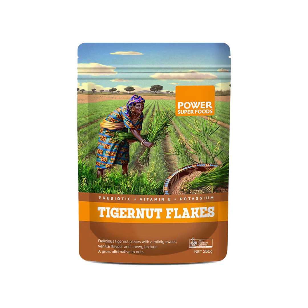Power Super Foods - Tigernut Flakes - 250g – Bohemian Quest