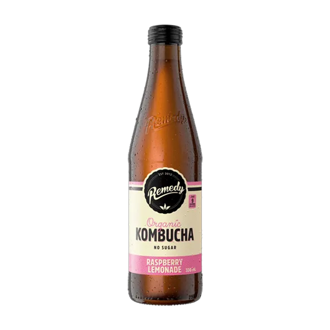 Remedy - Raspberry Lemonade Kombucha - 330ml – Bohemian Quest